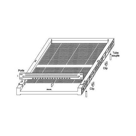 Plastic bottom board ventilated NICOT - Plastic beehive