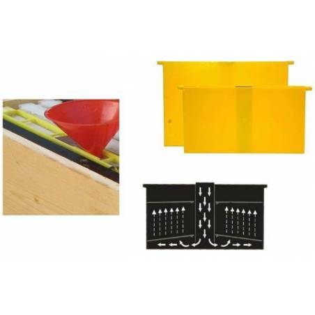 Deep Plastic Division Board Feeder 3kg capacity