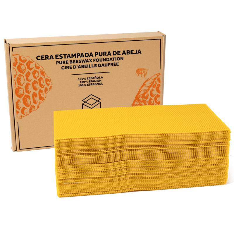 Cire d'abeille en bloc 1kg - Cire - Matériel apiculteur