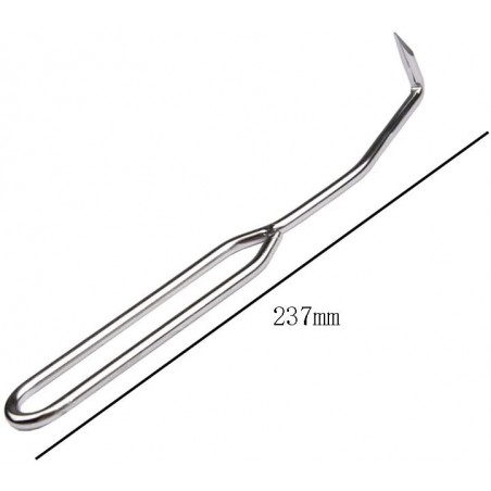 Bee frame groove cleaner