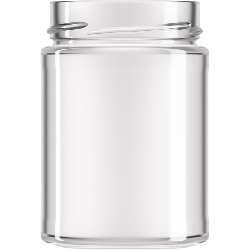 Buy Aura 350 High Mouth Glass Jar - Honey Crystal Jars